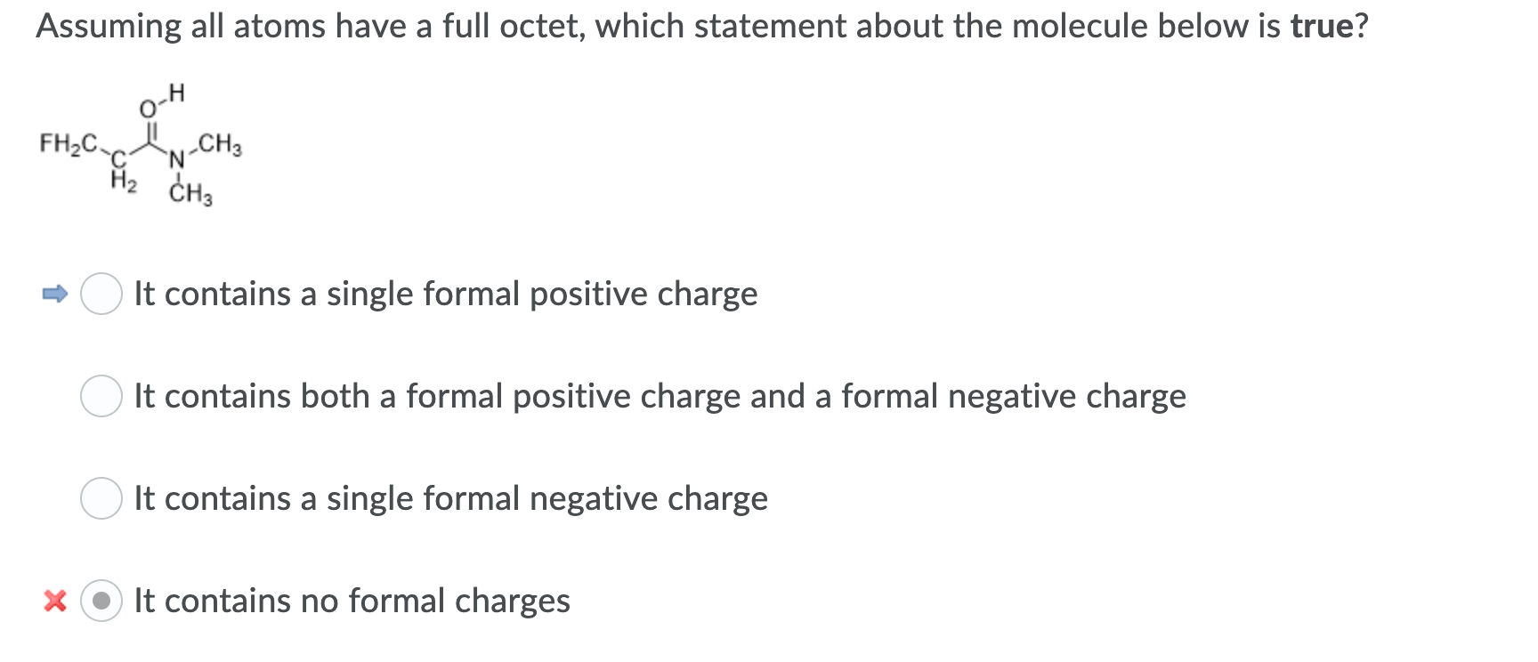 Solved Assuming all atoms have a full octet, which statement | Chegg.com