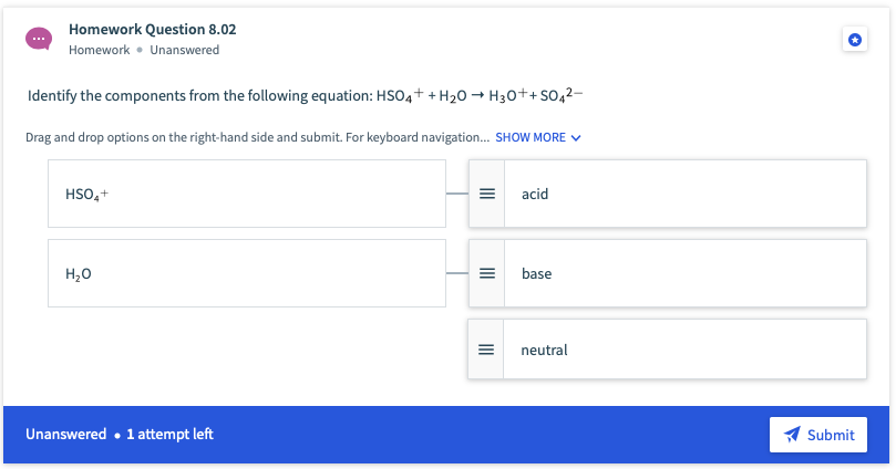 Solved Homework Question 8.01 Homework. Unanswered Identify | Chegg.com