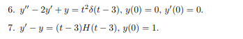 Solved Please do both using laplace | Chegg.com