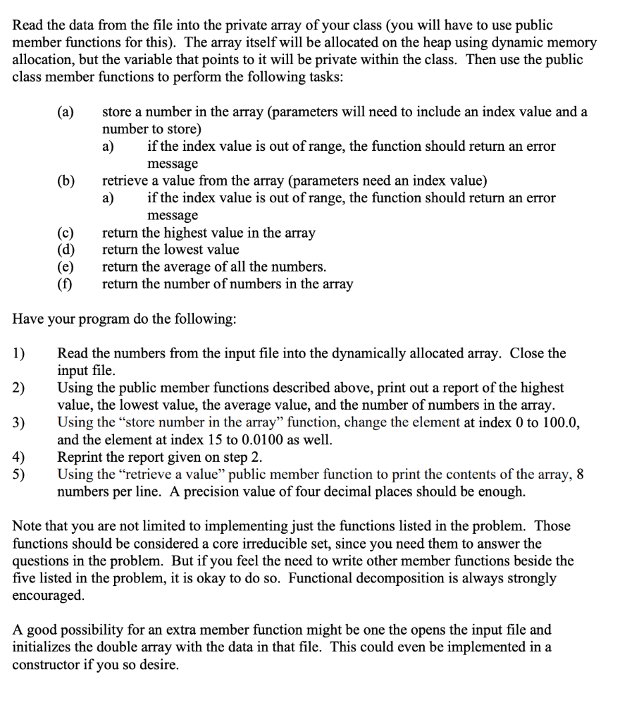 Solved Assignment #7 - Introduction to Classes Introduction | Chegg.com