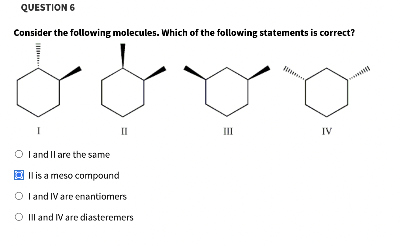Solved Consider the following molecules. Which of the | Chegg.com