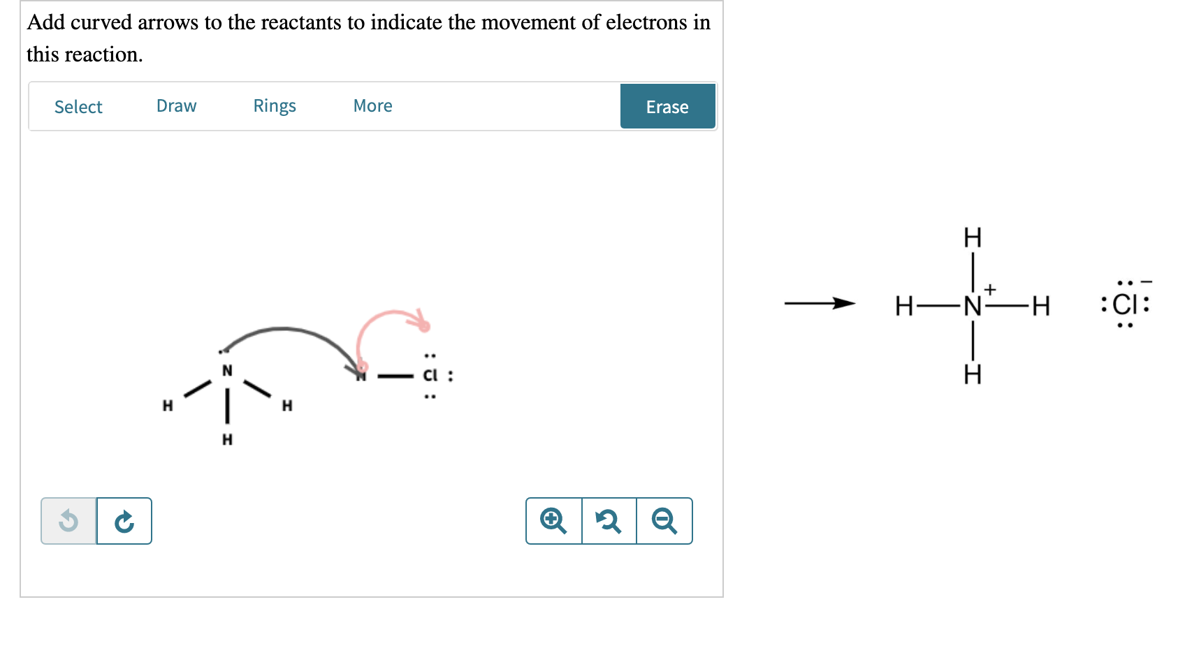 Solved Add curved arrows to the reactants to indicate the | Chegg.com