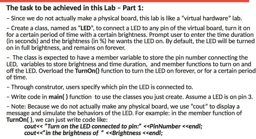 Solved E eclipse Language C++ in the program eclipse Please | Chegg.com