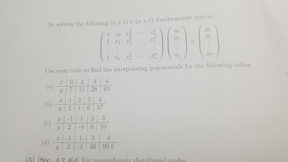 Solved (4) [Programming] Write a computer code which takes | Chegg.com