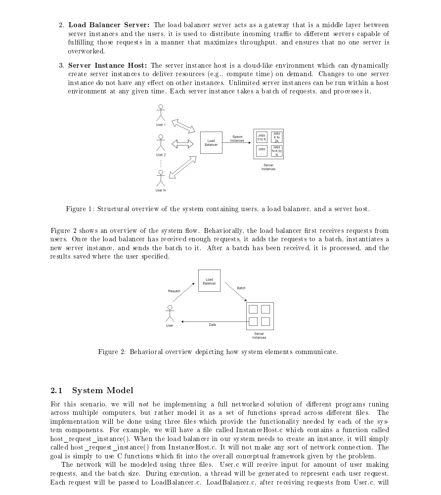 Solved C Programming - Implementing a Load Balancer Please | Chegg.com