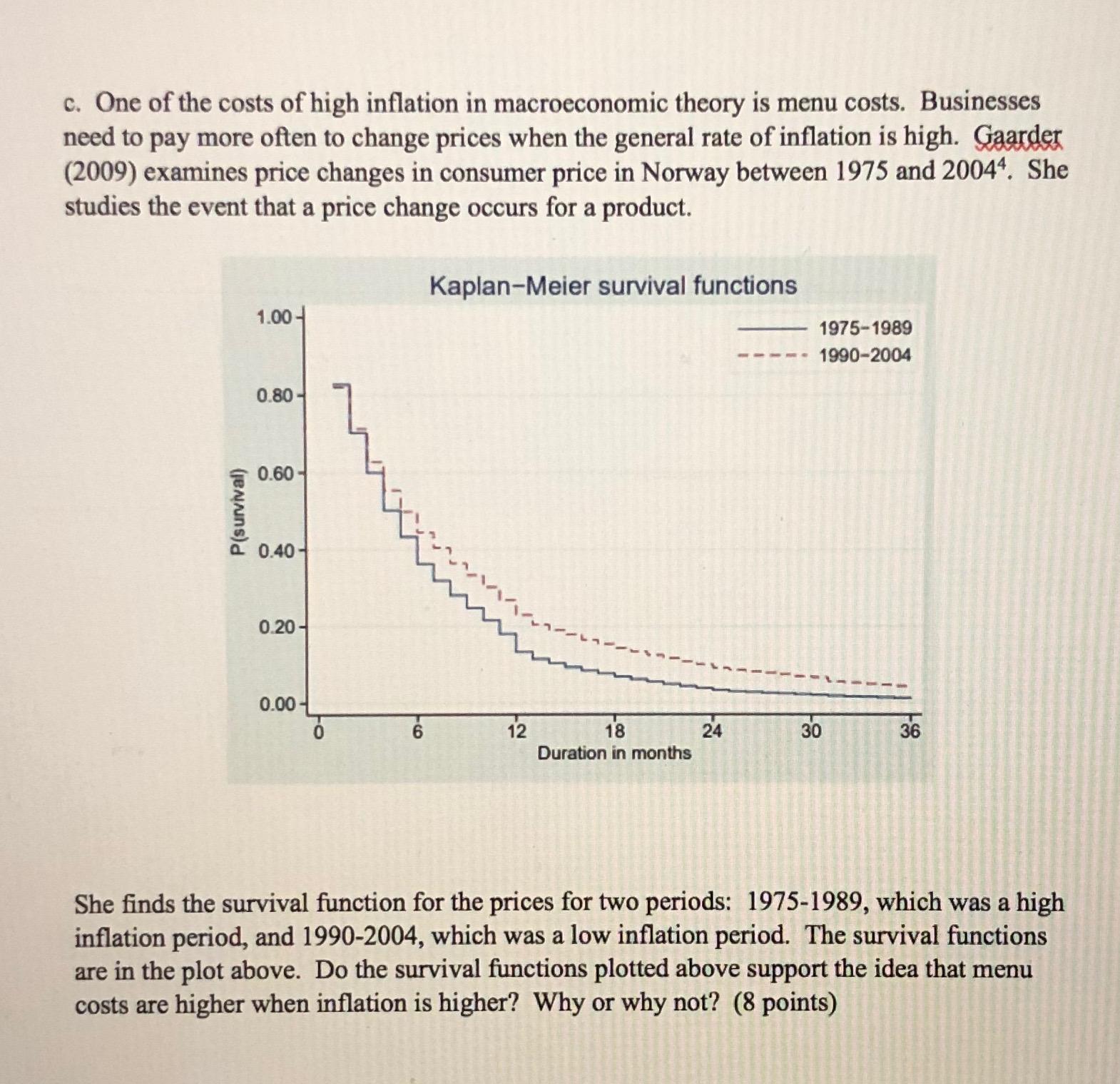 4. a. The Calvo model of sticky prices in | Chegg.com
