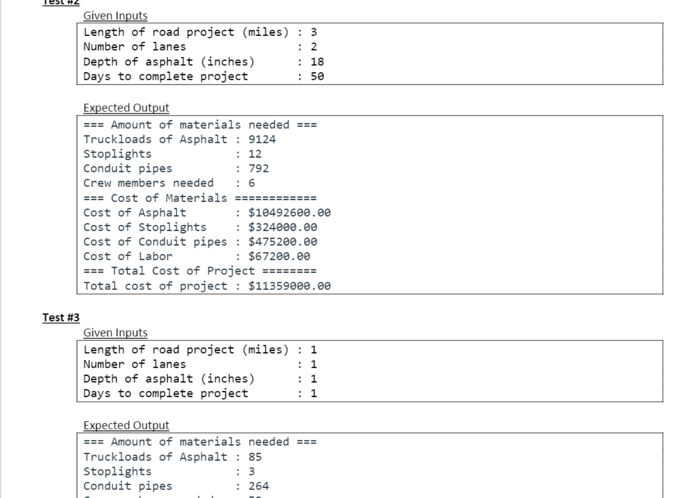 Solved Assignment 02–Rosie’s Road Co. CSE 110. Please use | Chegg.com