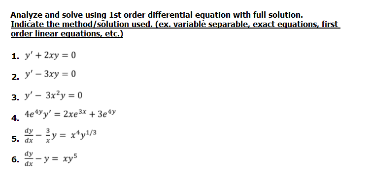 Solved Analyze and solve using 1st order differential | Chegg.com
