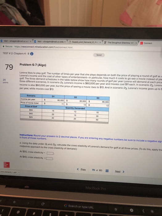 Solved F The Doughnut Dilemma x Connect 0 Mail Secure t.htm | Chegg.com