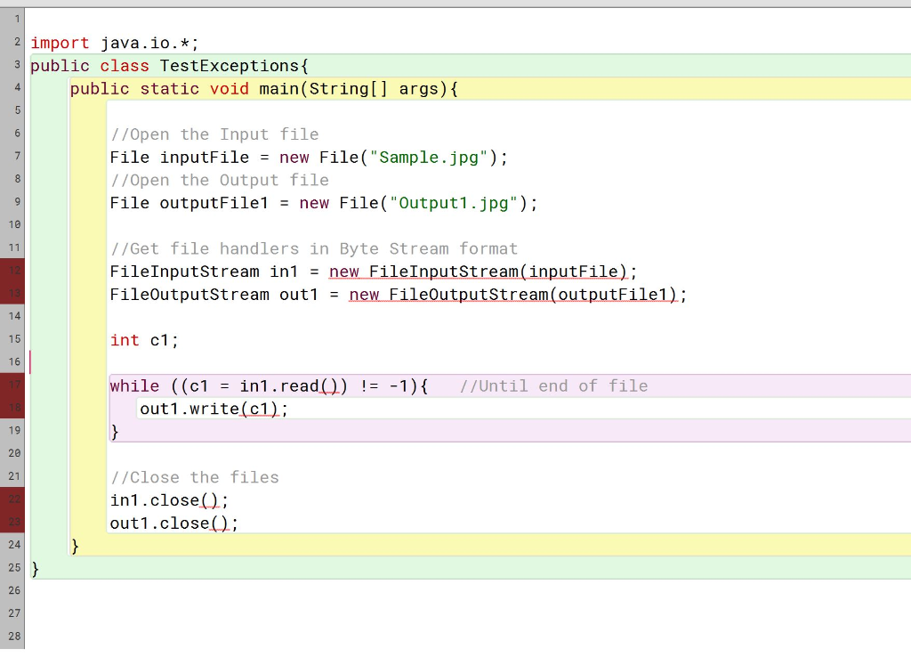 Solved import java.io.*; public class TestFinally{ | Chegg.com
