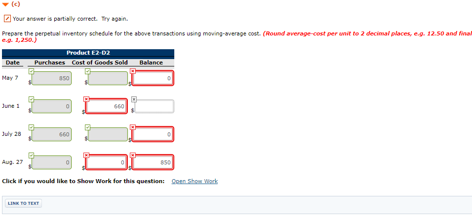 Solved Brief Exercise 6-10 a-c (Part Level Submission) | Chegg.com