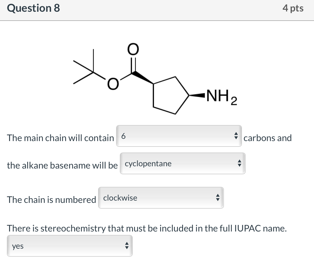 Solved Question 7 3 pts NH2 What functional groups other | Chegg.com