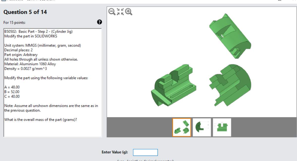 Solved 1B50502: Basic Part - Step 2 - (Cylinder Jig) Modify | Chegg.com Solved 1B50502: Basic Part - Step 2 - (Cylinder Jig) Modify | Chegg.com