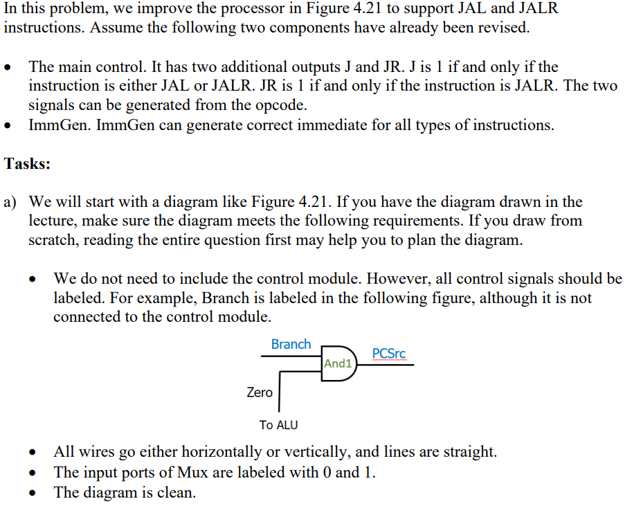 RT: BranchTarget m: ImmediateIn this problem, we | Chegg.com