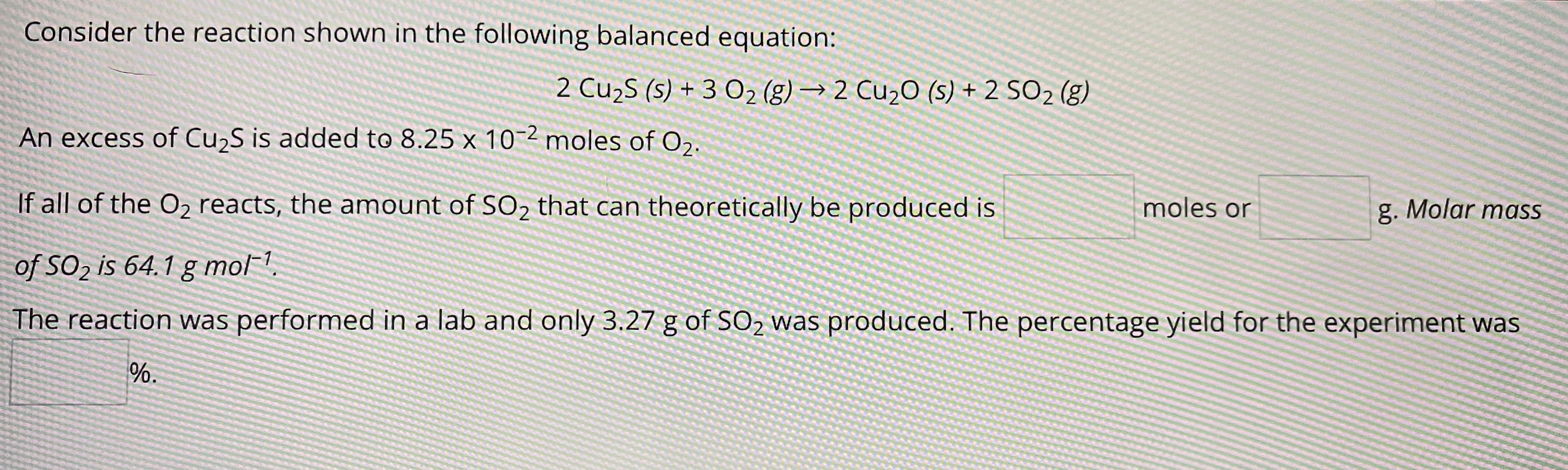 Solved Consider the reaction shown in the following balanced | Chegg.com