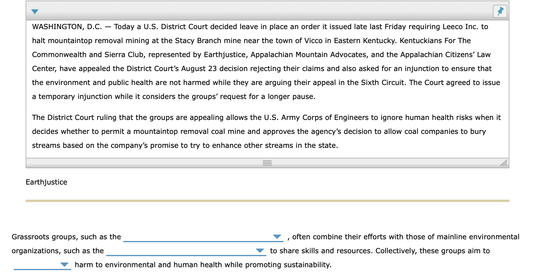 Solved WASHINGTON, D.C. - Today a U.S. District Court | Chegg.com