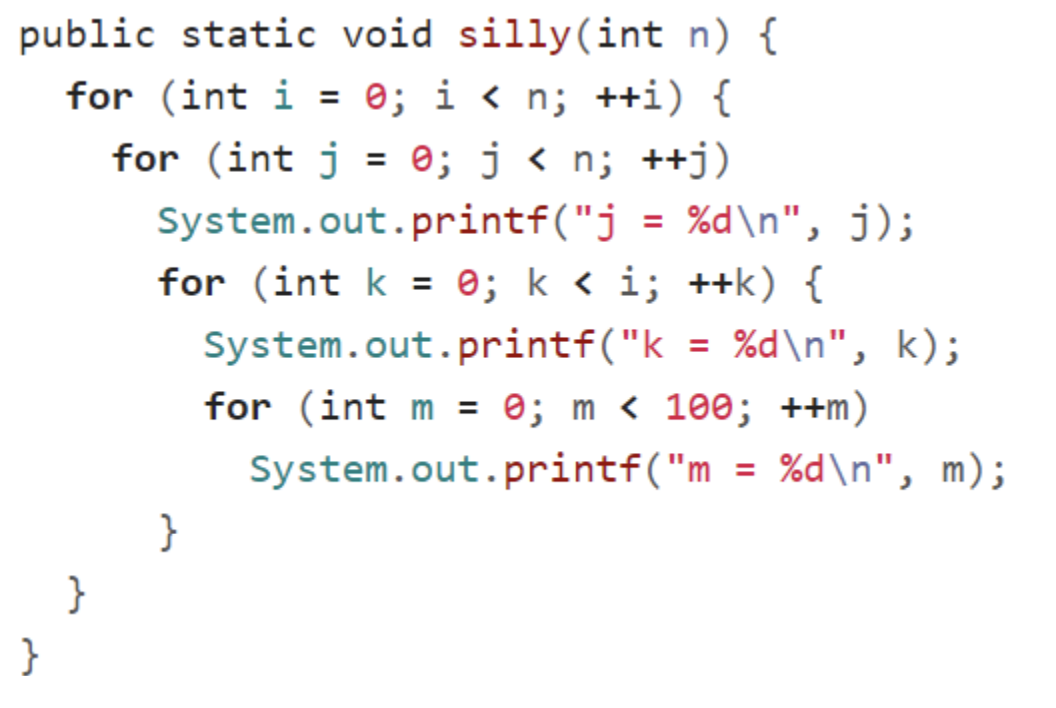 Solved Big-Oh Big-Oh and Run Time Analysis: Describe the | Chegg.com