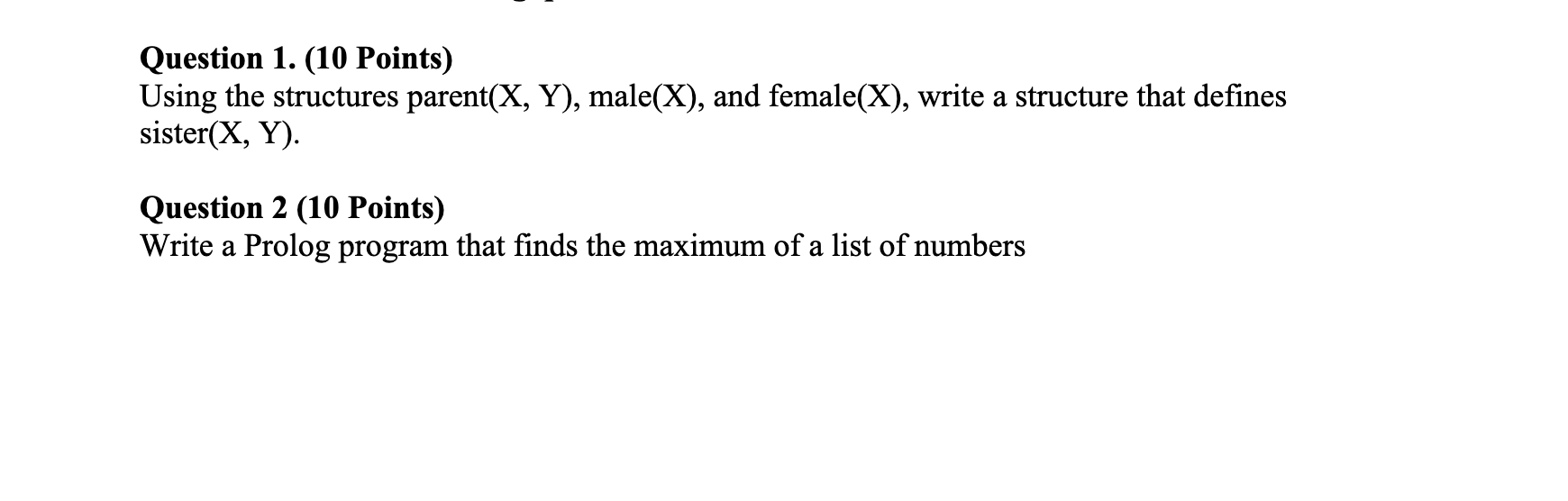 Question 1. (10 Points) Using the structures parent | Chegg.com Question 1. (10 Points) Using the structures parent | Chegg.com