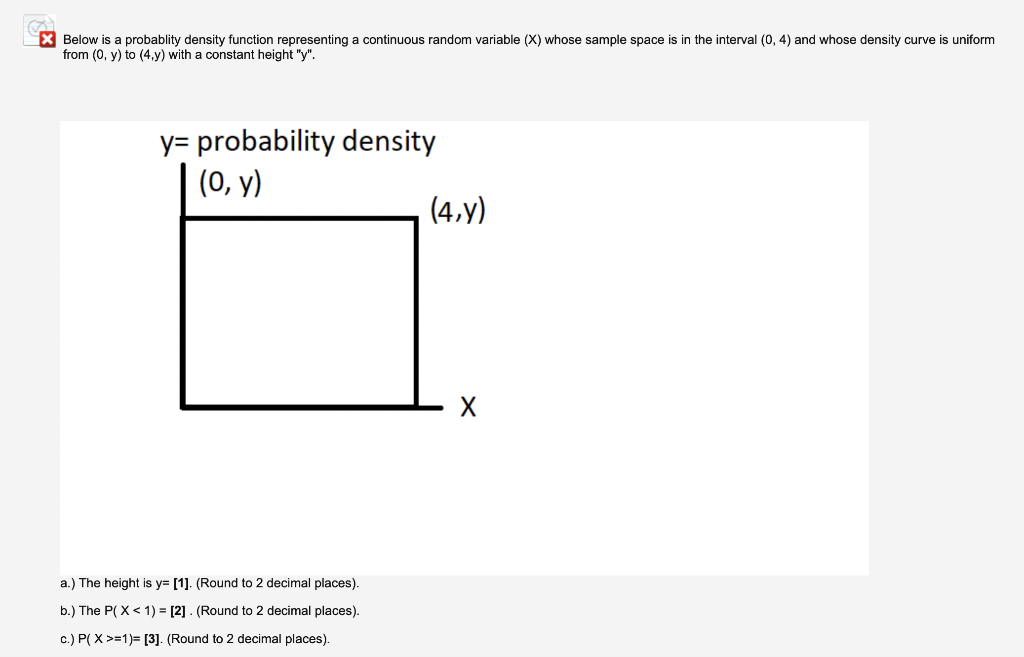 Solved X Below Is A Probablity Density Function Representing 5311