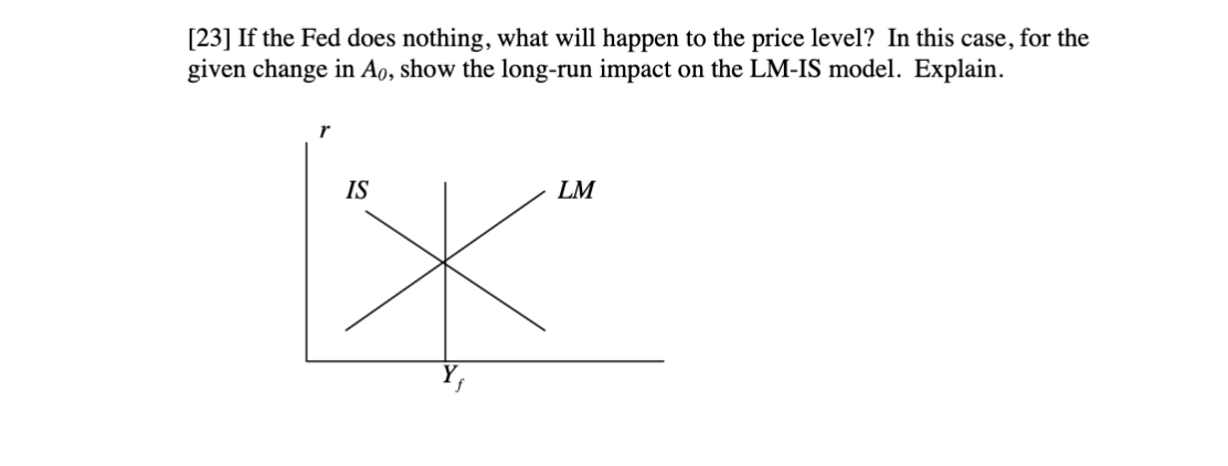 Solved Suppose There Is An Exogenous Decrease In Ao Caused 2131