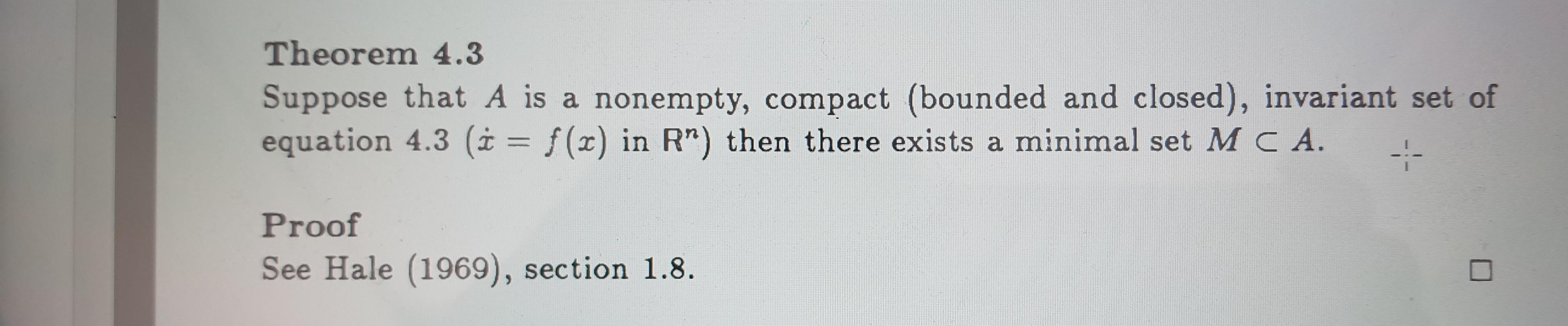 Solved Theorem 4.3 Suppose that A is a nonempty, compact | Chegg.com