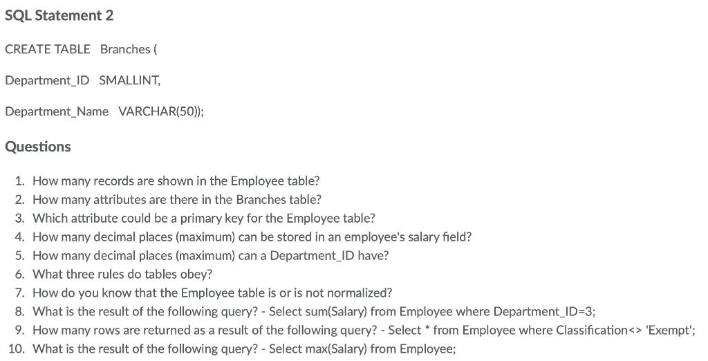 Solved The tables below follow a relational data structure. | Chegg.com