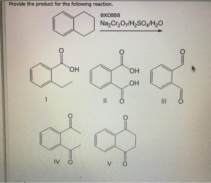 Solved Provide the product for the following reaction. | Chegg.com