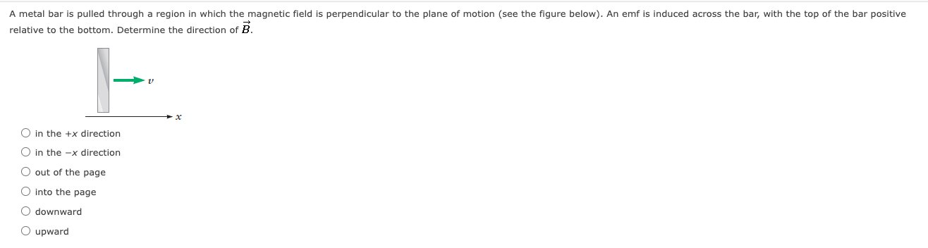 Solved relative to the bottom. Determine the direction of B. | Chegg.com