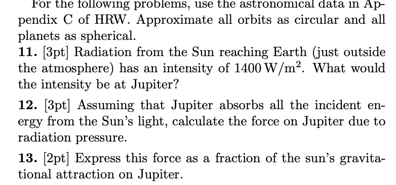 Solved Some Distances from Earth To the Moon* To the Sun* To | Chegg.com