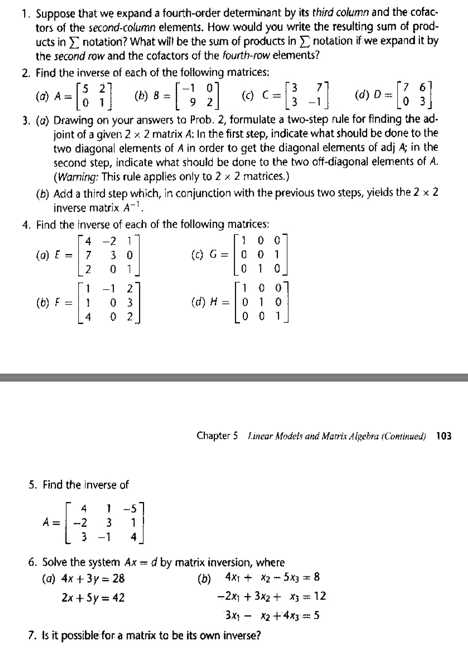 Solved 6 1. Suppose that we expand a fourth-order | Chegg.com