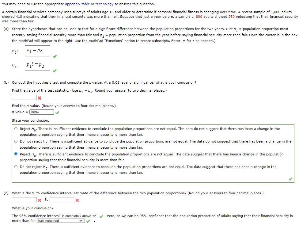 Solved You may need to use the appropriate appendix table or | Chegg.com