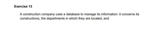 Solved Series Of Exercises On The Entity Model Association