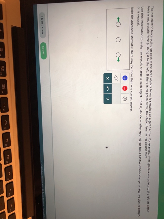 Solved The net electric force acting on each of the three | Chegg.com