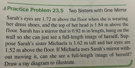 Solved & Practice Problem 23.5 ﻿Two Sisters with One | Chegg.com
