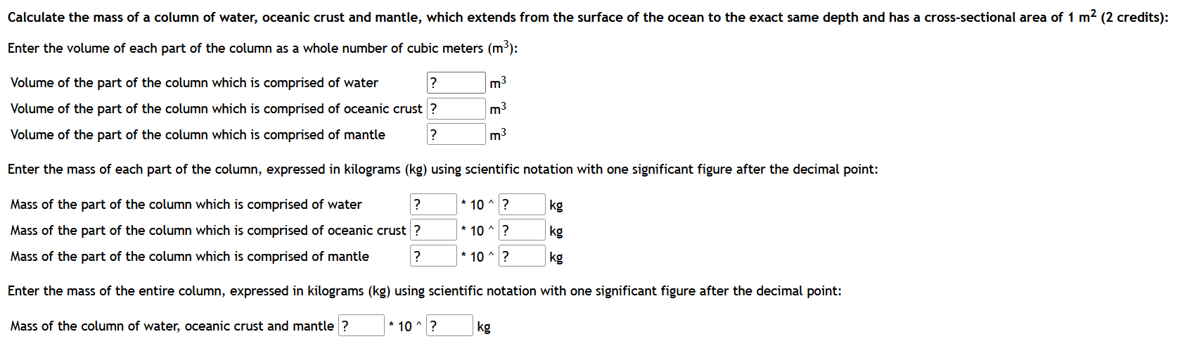 Solved Hello, please provide clear calculation instructions | Chegg.com