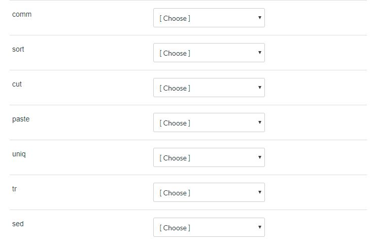 Solved Match command on left with its purpose on the right. | Chegg.com