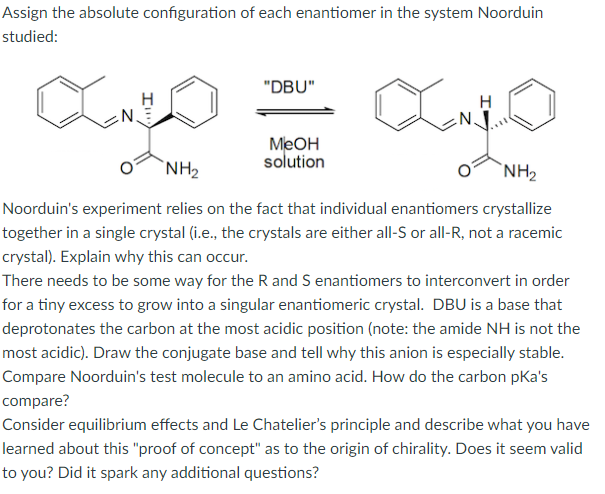 Solved Assign the absolute configuration of each enantiomer | Chegg.com