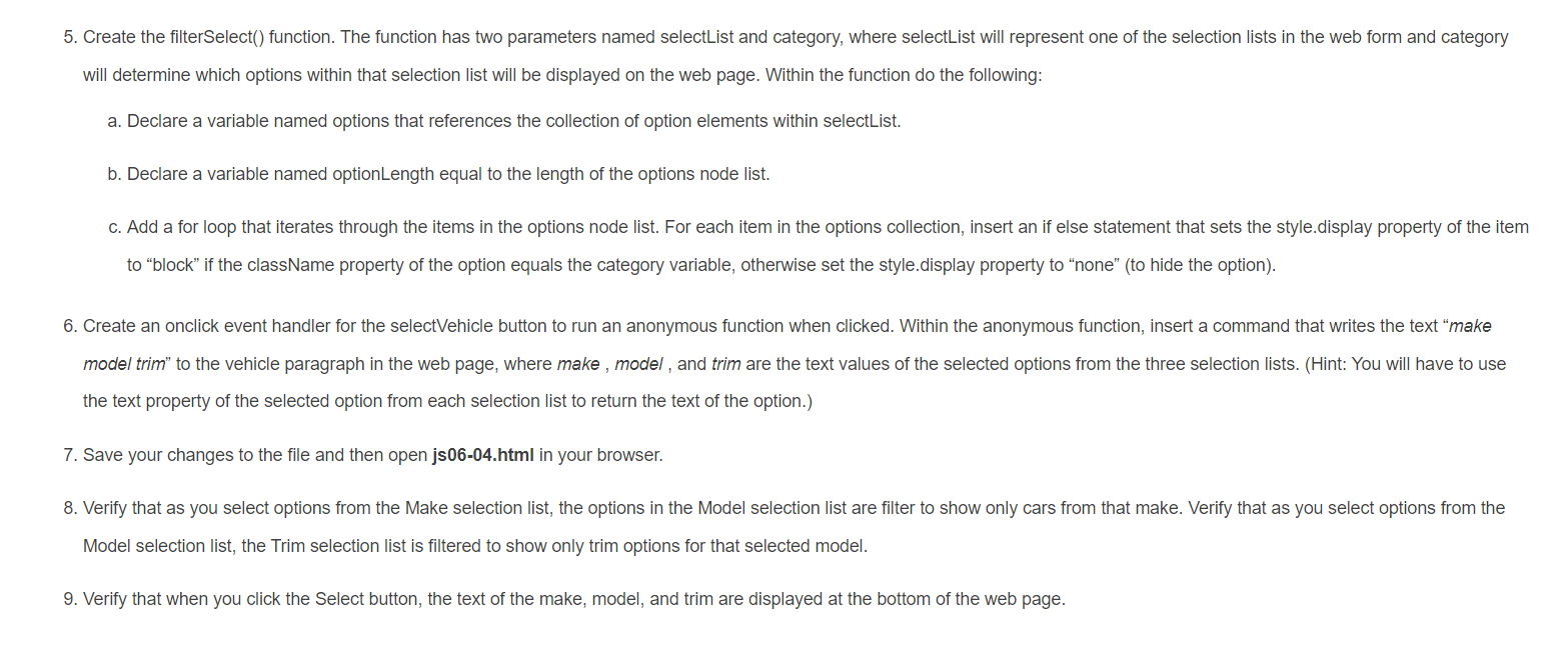 Solved Do the following: 1. Use your code editor to open the | Chegg.com