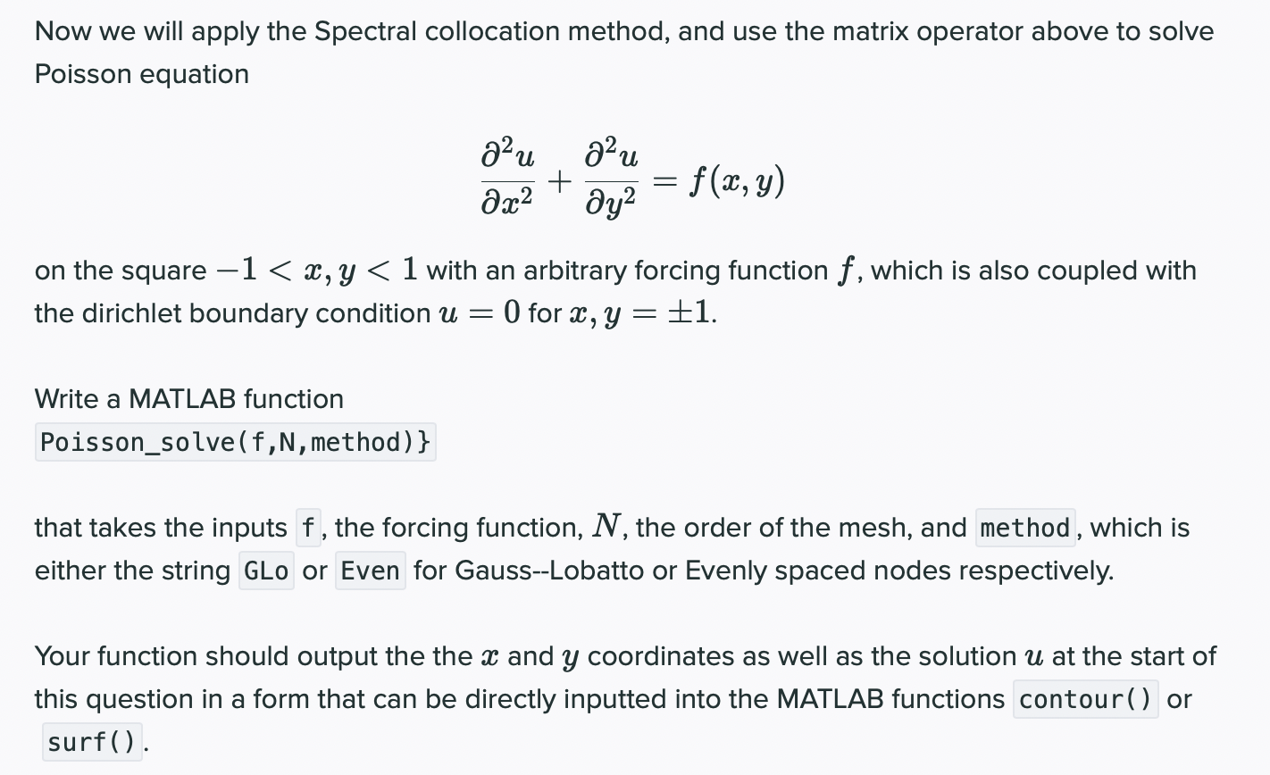 Solved Now We Will Apply The Spectral Collocation Method