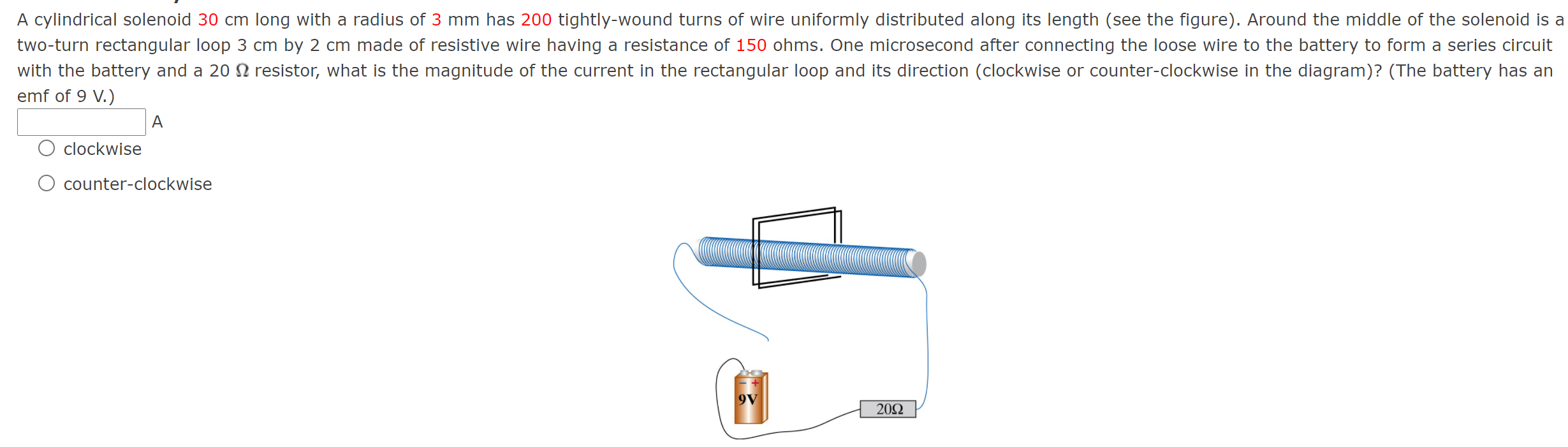 Solved A Cylindrical Solenoid 30 Cm Long With A Radius Of 3