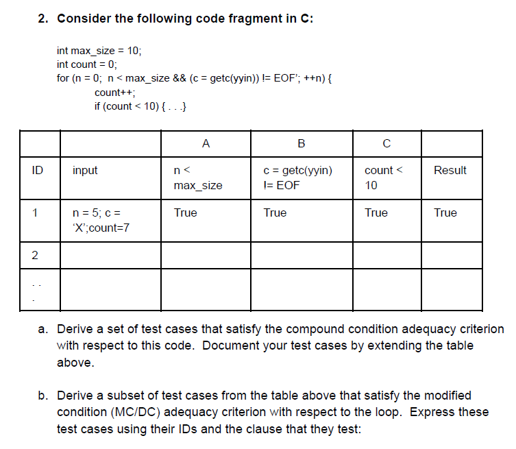 Solved 1. Given the following method in Java... /** * | Chegg.com