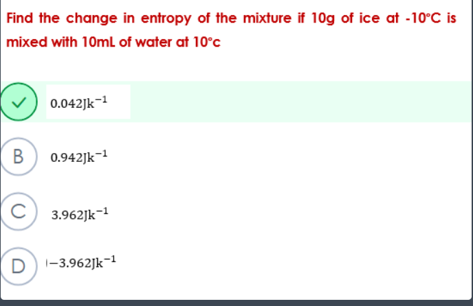 Solved solve this questionFind the change in entropy of the | Chegg.com