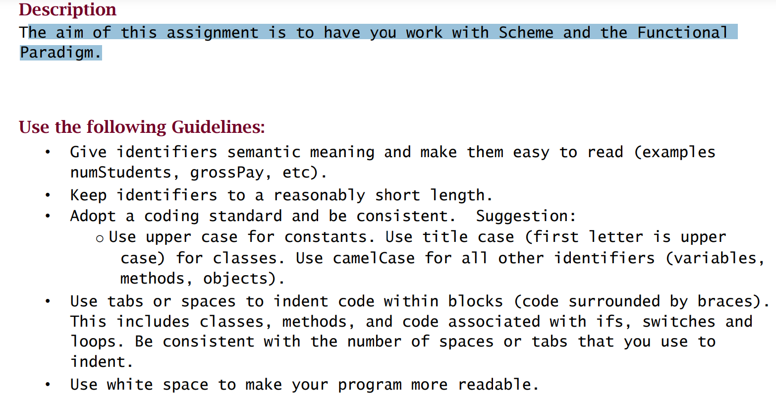 Scheme Assignment using R5RS Language... This my | Chegg.com