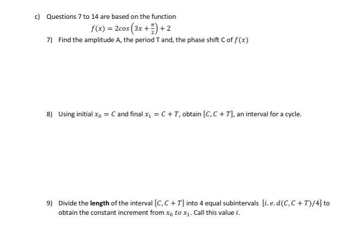 Solved *I know how to do part 7, I am confused about 8&9 | Chegg.com