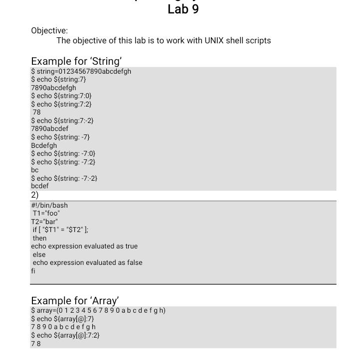 Solved Lab 9 Objective: The objective of this lab is to work | Chegg.com