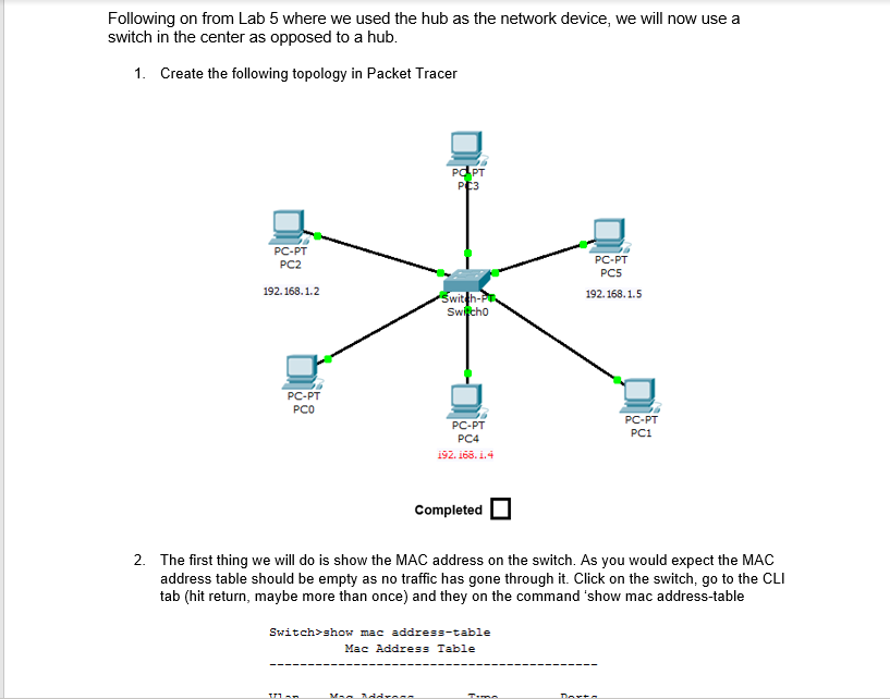 Solved Packet tracer help please. I cannot get more than 4 | Chegg.com