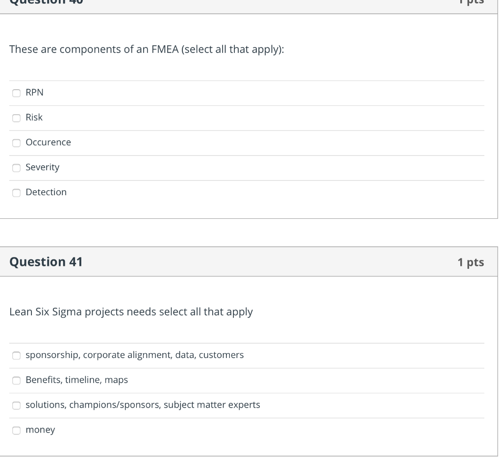 Solved Question 46 1 pts A control chart has the following | Chegg.com