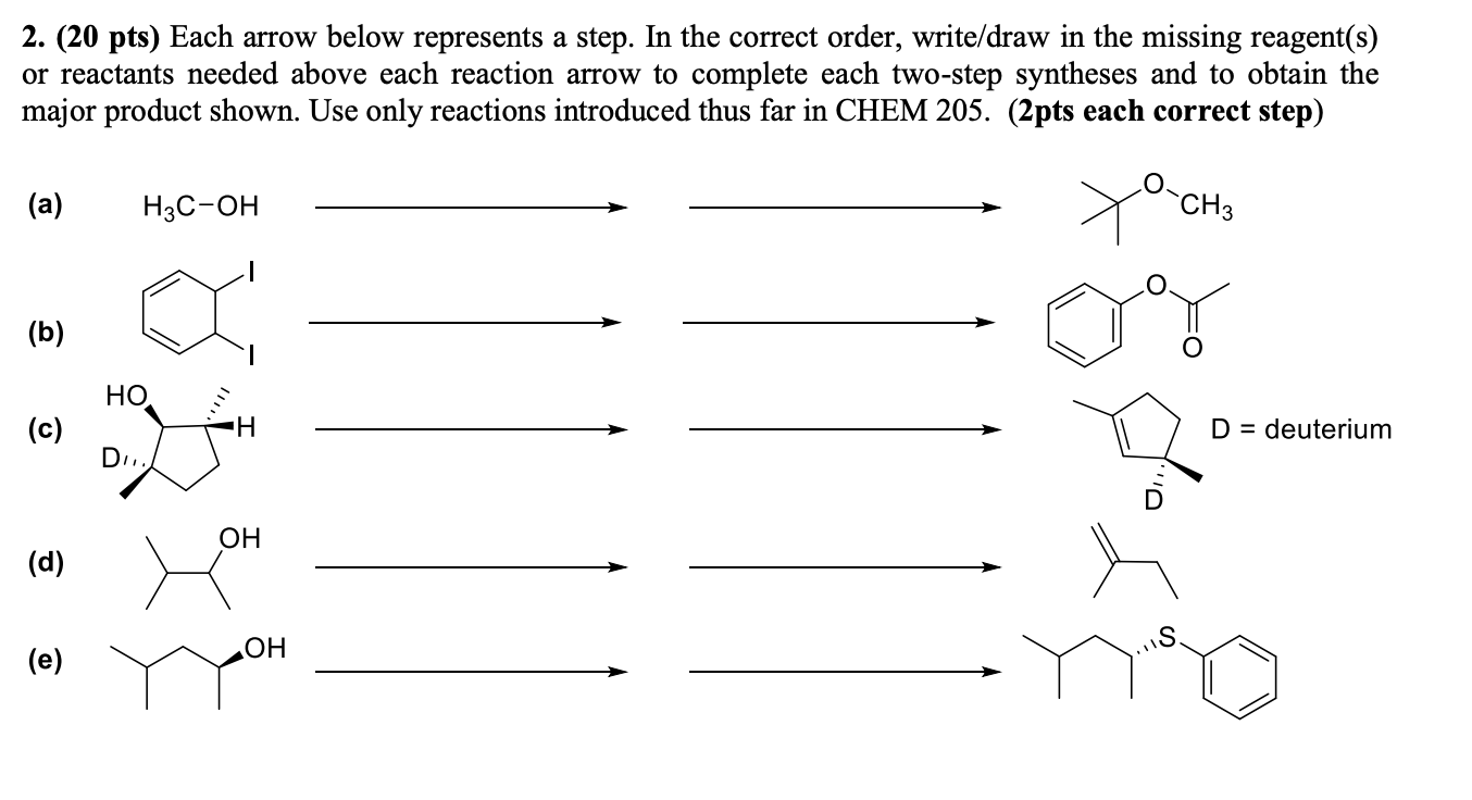 Solved 2. (20 pts) Each arrow below represents a step. In | Chegg.com