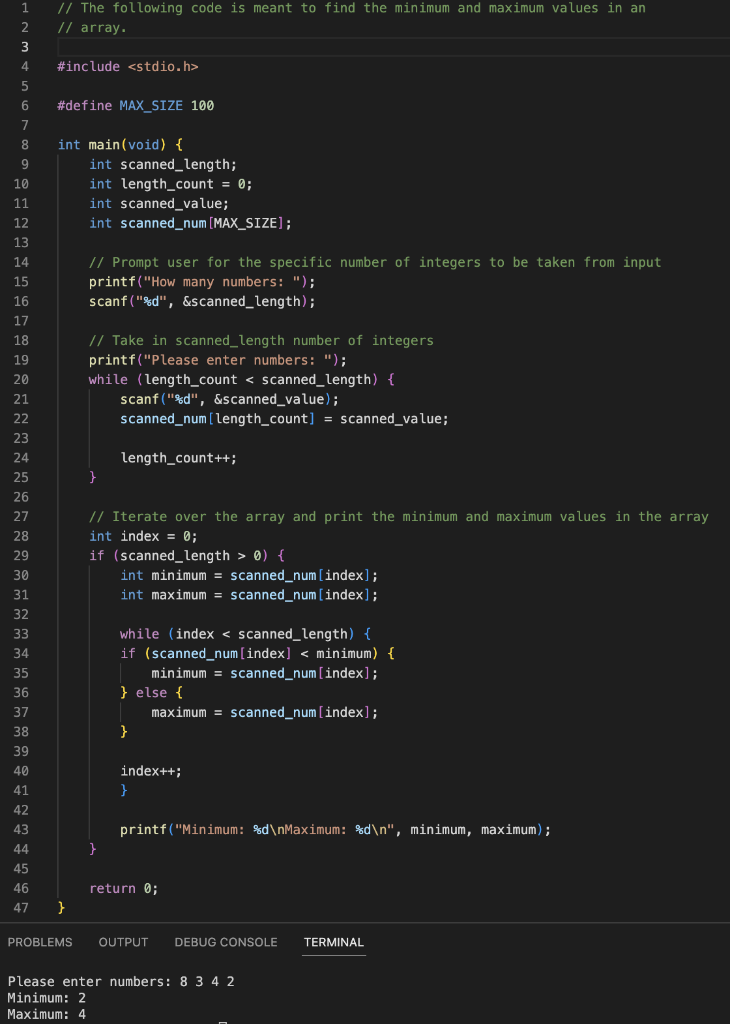 Solved Hi there. My code passes all the practice auto | Chegg.com