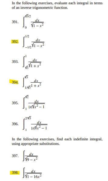 Solved In the following exercises, evaluate each integral in | Chegg.com